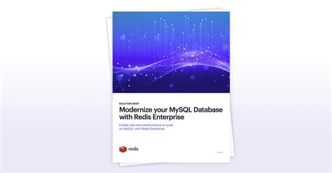 Ruchika Gupta On Linkedin Modernize Your Mysql Database With Redis Enterprise Redis