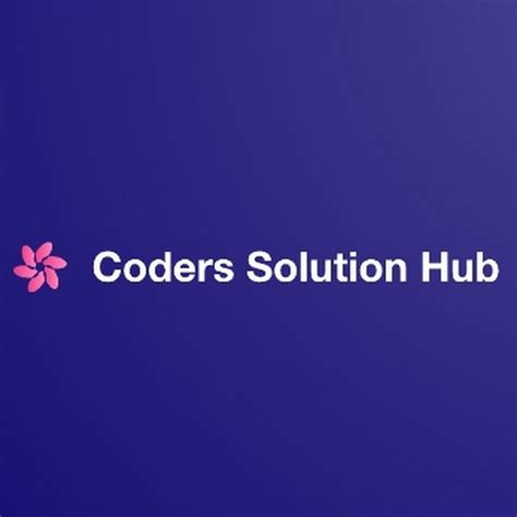 Coders Solution Hub Youtube
