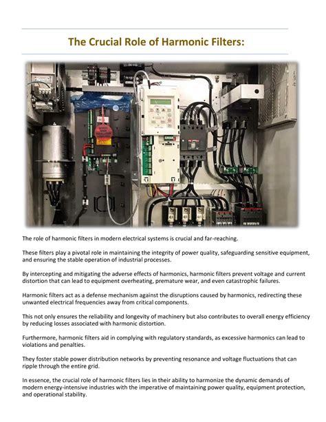 Ppt Advantages Of Harmonic Filter In Vfd System Powerpoint