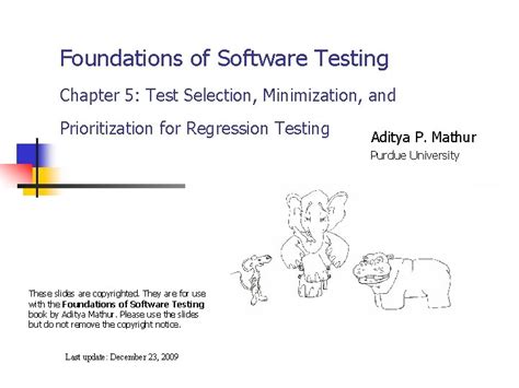Foundations Of Software Testing Chapter 5 Test Selection