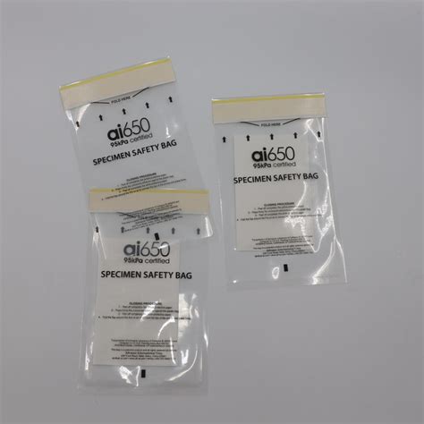 Plastic Clear Specimen Bag Ziplock Medical Specimen Bags For Lab Pathology