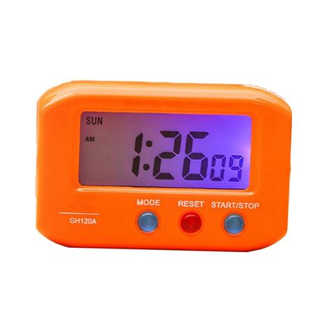 Battery Mini Small Clock Large Lcd Display Screen Grandado