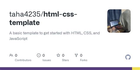 GitHub Taha4235 Html Css Template A Basic Template To Get Started