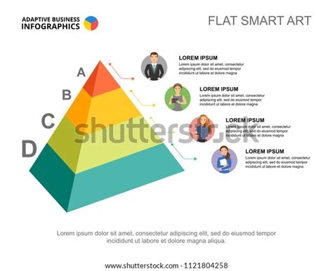 Four Pyramid Levels Process Chart Template 스톡 벡터 로열티 프리 1121804258 Shutterstock