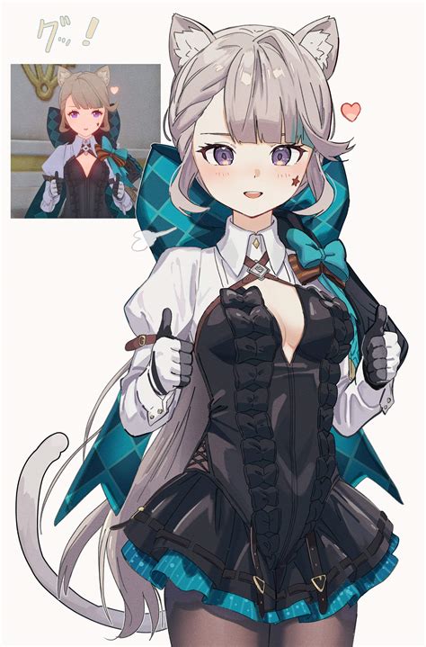 Lynette Genshin Impact Drawn By Hajikkoneko Danbooru