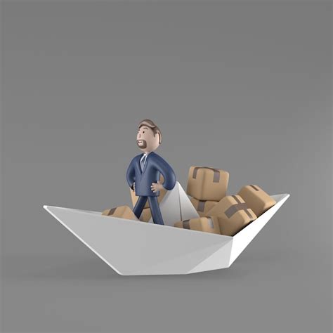 3d 그림 만화 캐릭터 젊은 일하는 여성이 서서 흰색 배경에 스마트폰을 사용하여 렌더링합니다 프리미엄 Psd 파일