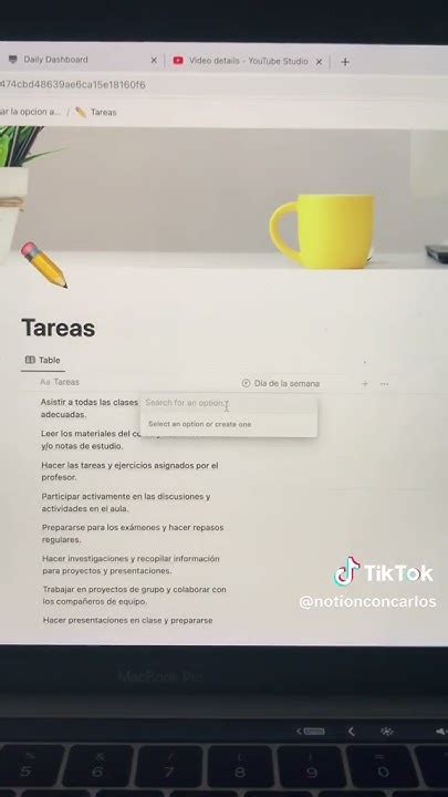 con este tip puedes organizar la informacion de manera sencilla notion