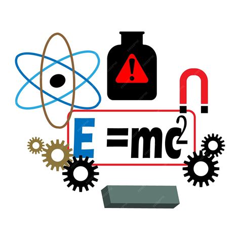 Premium Vector Physics Symbolic Art Design