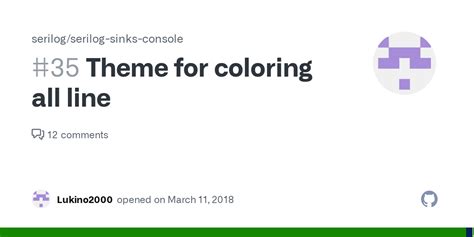 Theme For Coloring All Line Issue 35 Serilog Serilog Sinks Console