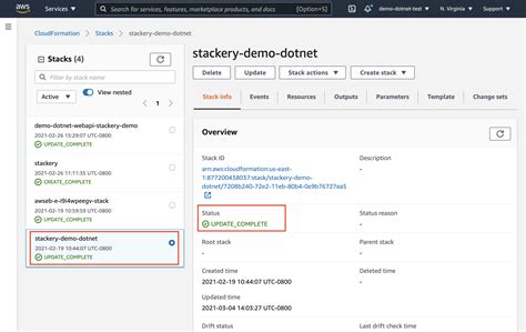 Creating Or Using An Existing AWS Account NET App Modernization