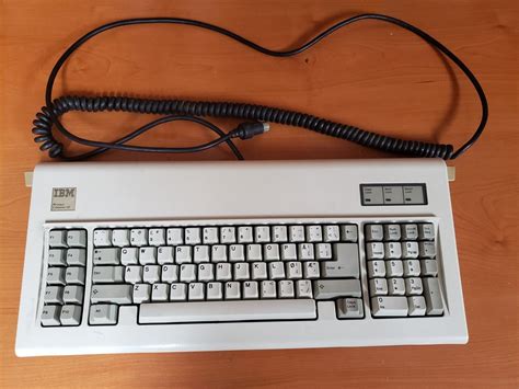 Original IBM PC AT Keyboard Thoroughly Cleaned And ANSI Modified With Soarers Converter