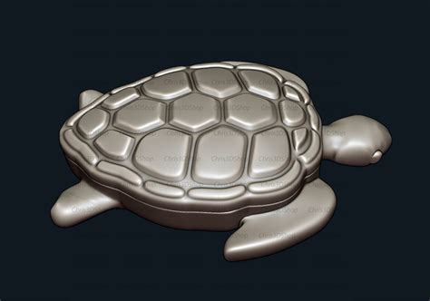 Turtle Shaped Jewelry Box Files For CNC And D Printers Etsy