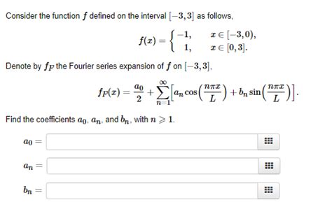 solved consider the function f defined on the interval 3 3
