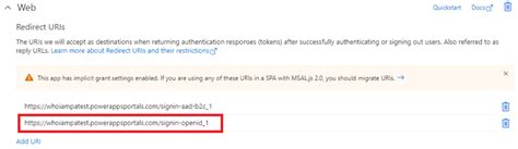getting power apps portal to work with custom policies in azure ad b2c