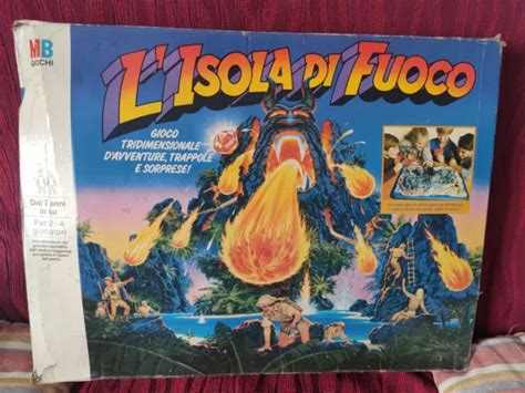 Lisola Di Fuoco Mb Giochi Gioco Da Tavolo Vintage 1987 Eur 17900 Picclick It