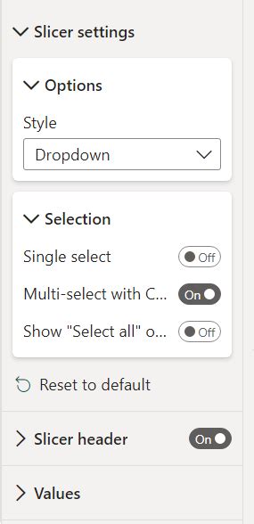 Multiselect Slicer Becoming Single Select Radio Bu Microsoft