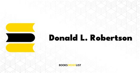 Donald L Robertson Books In Order Books Order List
