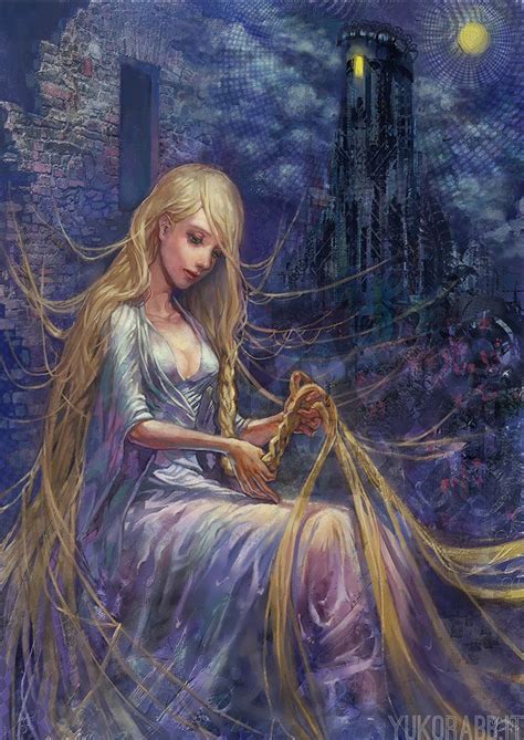 Rapunzel By Yukorabbit On Deviantart Classic Fairy Tales Fairytale Art Fantasy Art