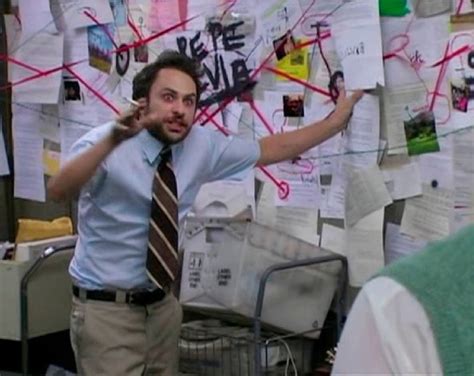 Create Meme Chalk Board Charlie Day Theory Charlie Day Its Always