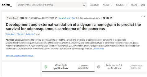 Development And External Validation Of A Dynamic Nomogram To Predict