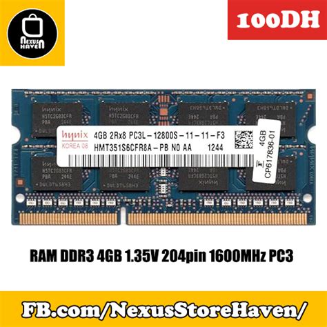 high performance ddr3 sdram laptop memory 4gb 1 35v 204pin 1600mhz pc3