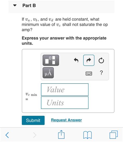 Solved Part C If Va Ub And Vd Are Held Constant What Chegg Com
