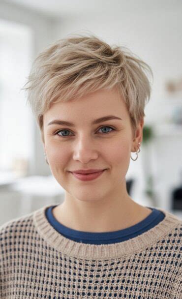25 Low Maintenance Short Hair Ideas Textured Pixie Crop In Soft Ash