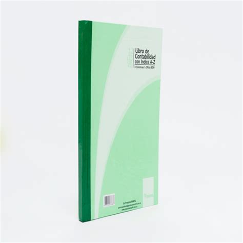 Libro De Contabilidad 3 Columnas 12 Oficio Az Economico Marfil Tauro
