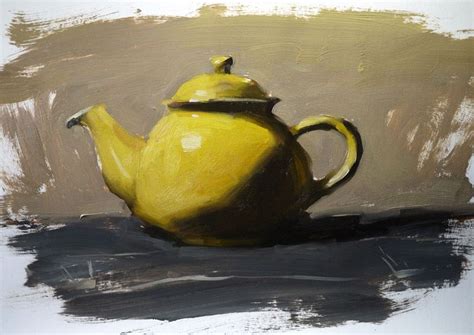 Yellow Teapot Painting