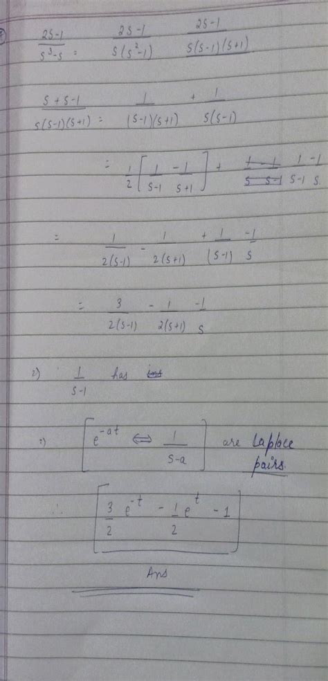 find the inverse laplace transform of g s ss 2 2s 2 σ 1