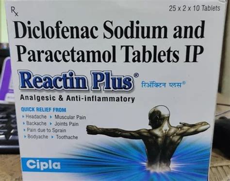 Reactine Plus Tablet At ₹ 8 Stripe Diclofenac Sodium Tablet In Nashik Id 27128965848