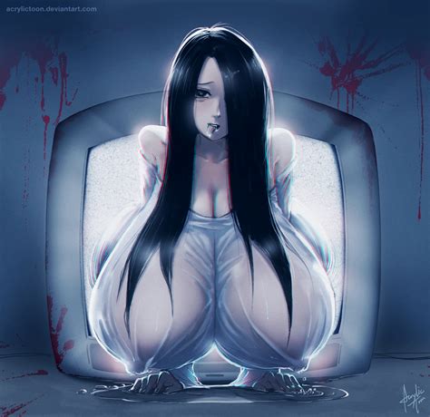 Rule 34 1girls Acrylictoon All Fours Alternate Breast Size Big Breasts Big Nipples Black Hair