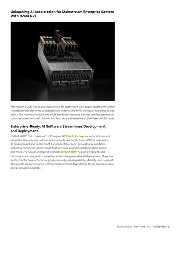 NVIDIA H Tensor Core GPU Card GB At Chennai ID