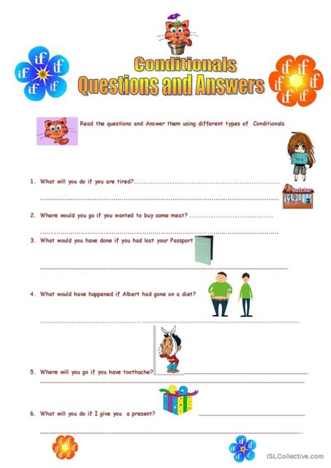 conditionals questions and answers english esl worksheets pdf and doc
