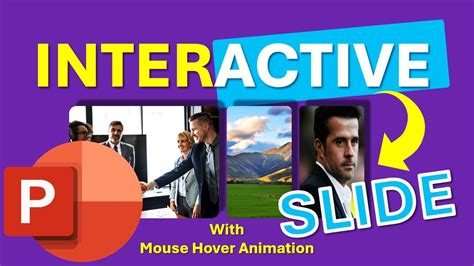 Interactive Powerpoint Presentation With Mouse Hover Animation Free