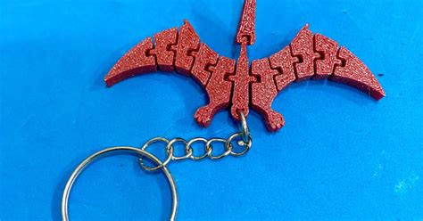 Articulated Pterodactyl Keychain By Franchescor Download Free Stl