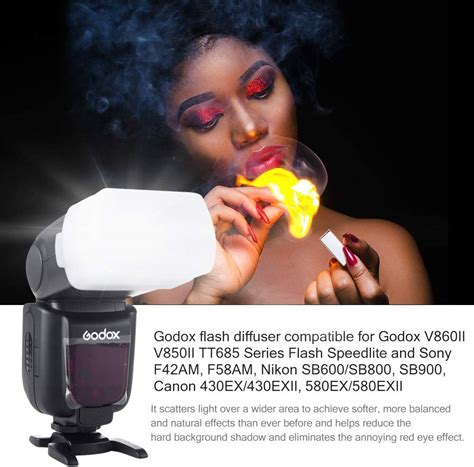 GODOX Flash Diffuser Dome Bounce Fit Godox V I Grandado