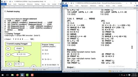 113 Prog012 Perintah Looping Youtube