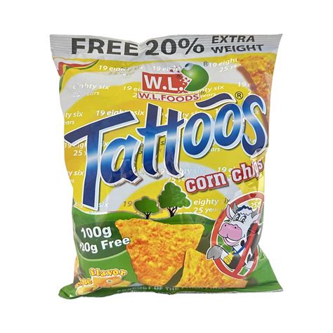 Tattoos Corn Chips Cheese Flavor At Maggie Dunn Blog