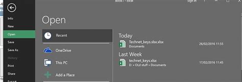 Jump Lists Not Working For Word 2016 Or Excel 2016 Windows 10 Forums