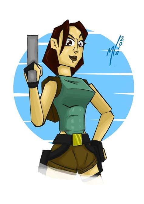 Lara Croft Classic By Mylesanimated On Newgrounds