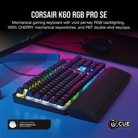 Corsair K Rgb Pro Se Aluminum Frame Mechanical Usb Or Type A Gaming Keyboard With