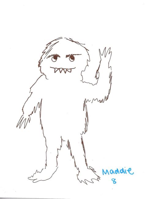 Sasquatch Drawing