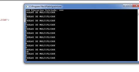 Especialidad Sistemas 2013 Ciclos Anidados Ejemplos En Pseint