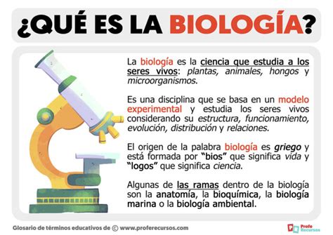¿qué Es La Biología