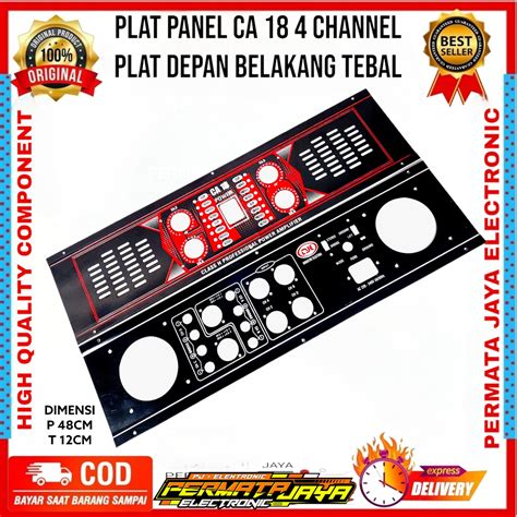 Jual Panel Ca Premium Set Plat Cover Ca Box Panel Depan Belakang Power Amplifier