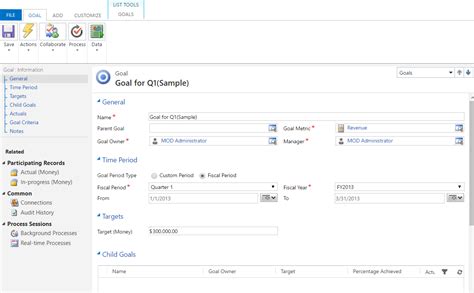 Dynamics Crm Goals Carl De Souza