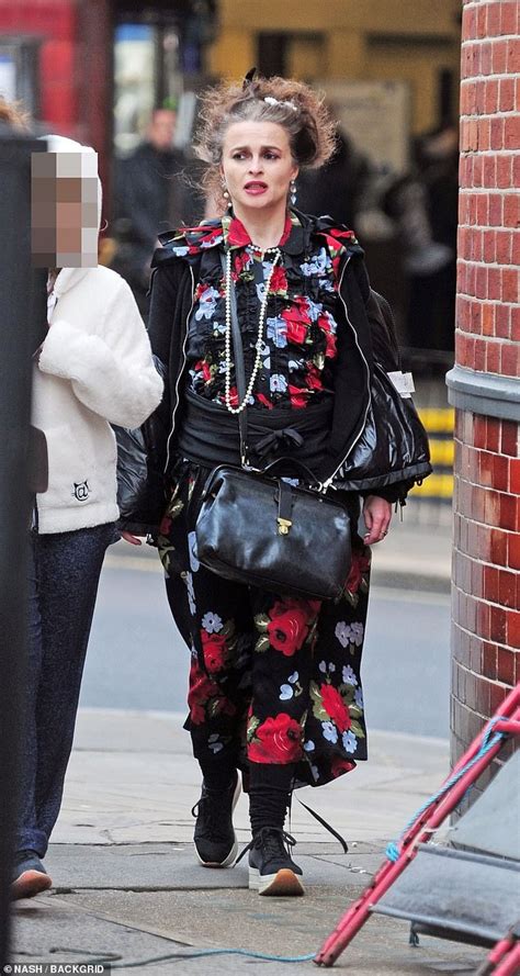 Helena Bonham Carter 52 Takes Her Son Billy 15 And Daughter Nell 11 On A Trip To The