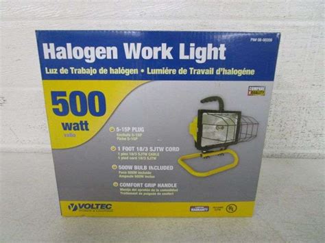 Voltec Watt Halogen Work Light Oberman Auctions