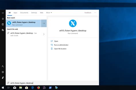 Opening Ubuntu Desktop In Hyper V Vm On X Over Vsock X Dev